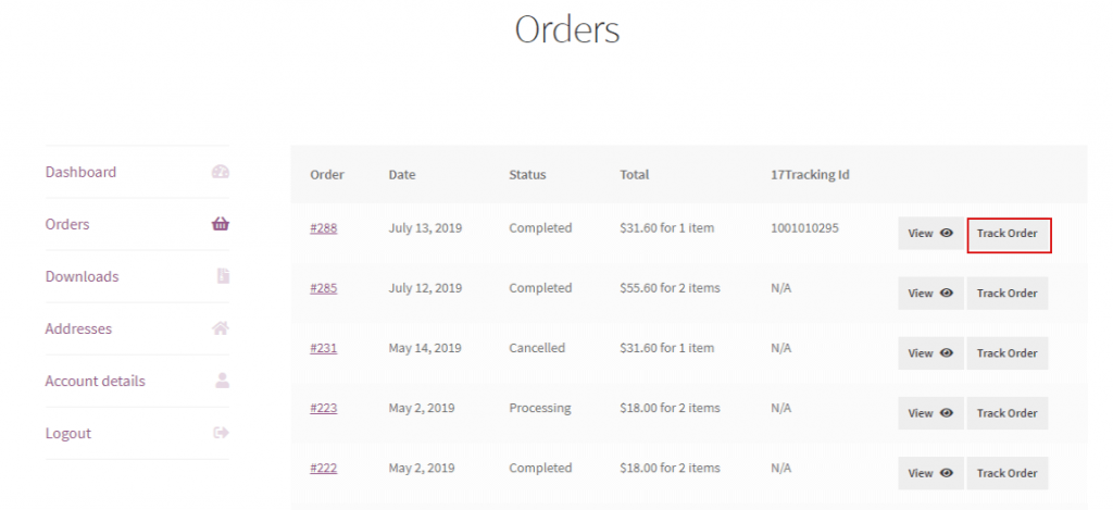 WooCommerce Order Tracker Documentation | WP Swings