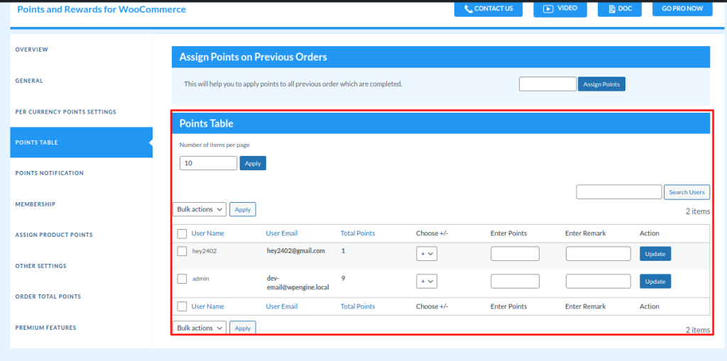 Points and Rewards for WooCommerce User Guide | WP Swings