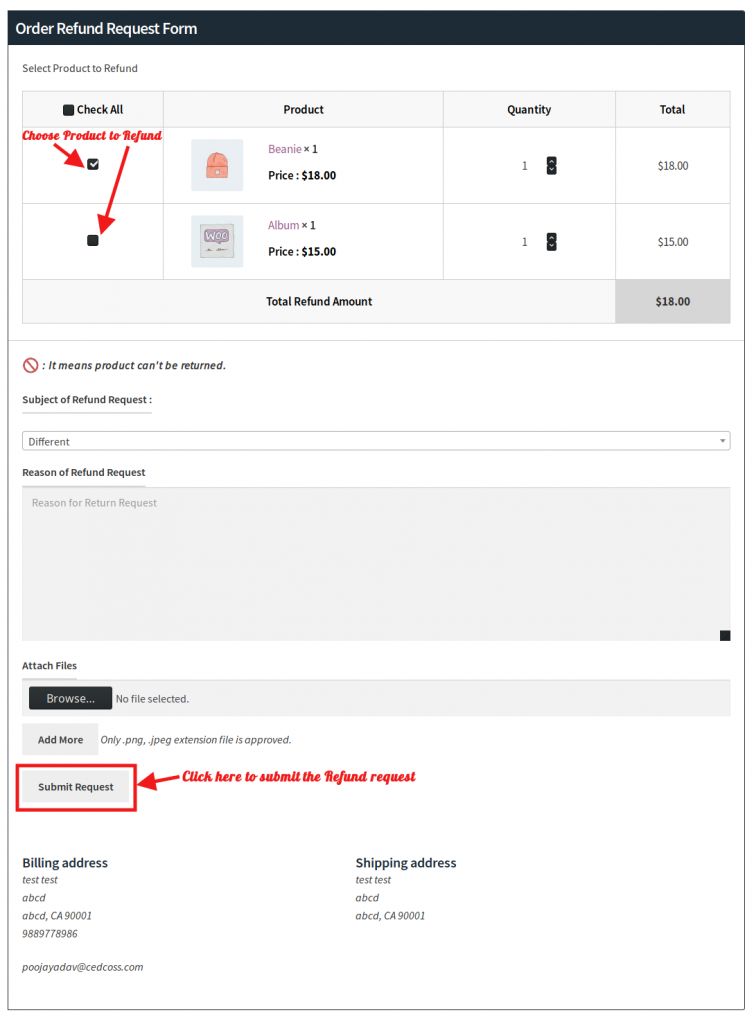 RMA WCFM For WooCommerce Documentation | WP Swings