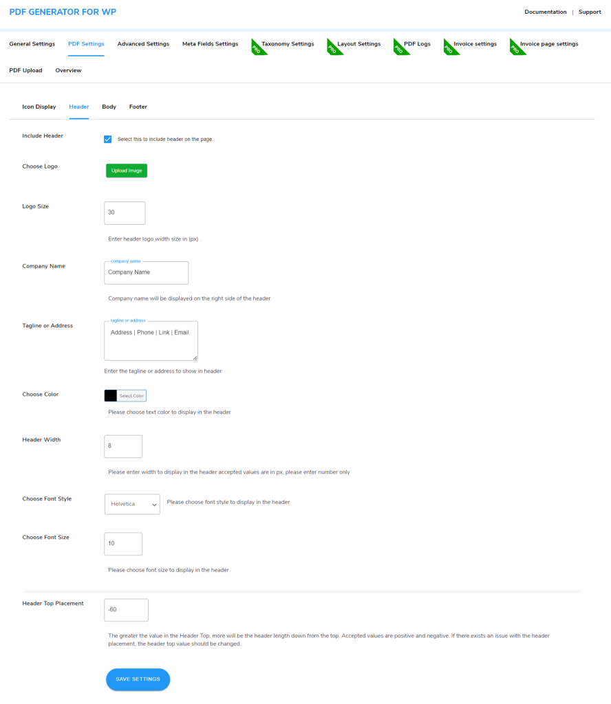 PDF Generator For WordPress Documentation | WP Swings