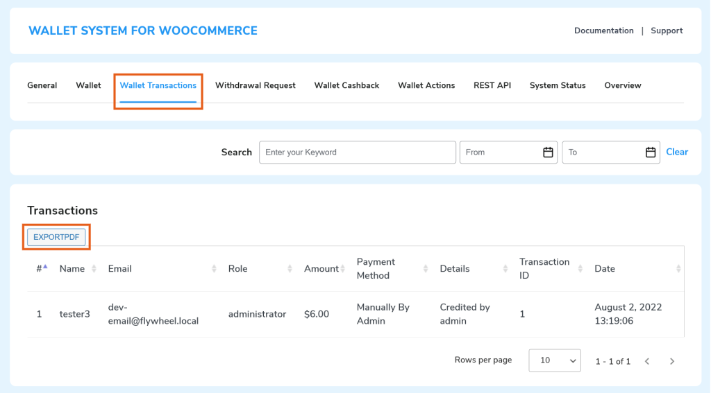 Wallet System for WooCommerce Documentation | WP Swings