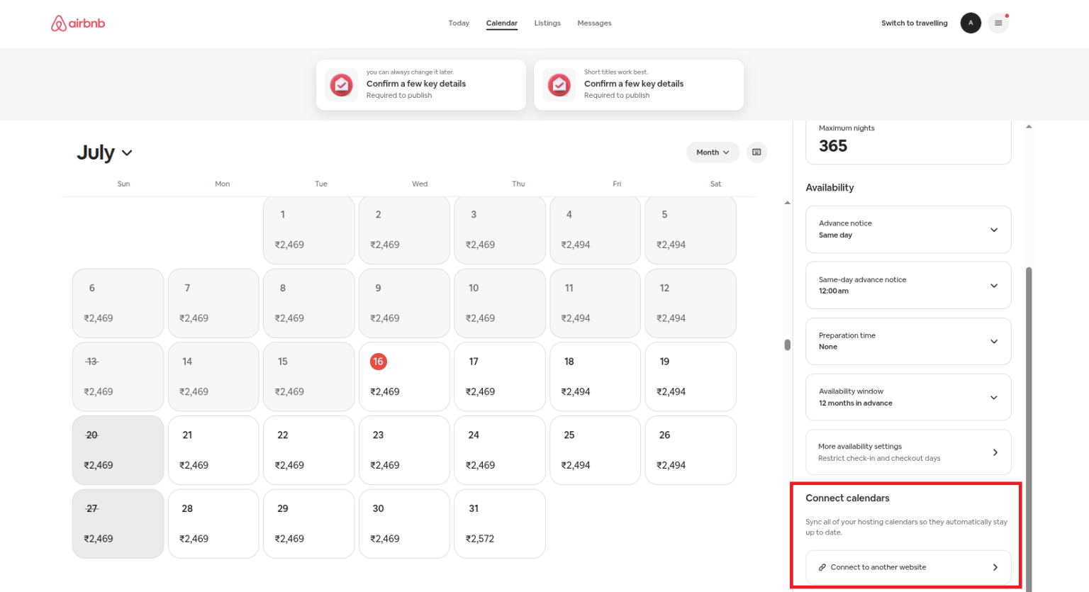 Sync Global Calendar With Air BNB | WP Swings